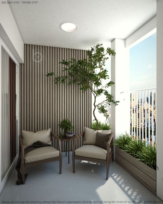 Comment agrandir visuellement votre balcon grâce à la déco